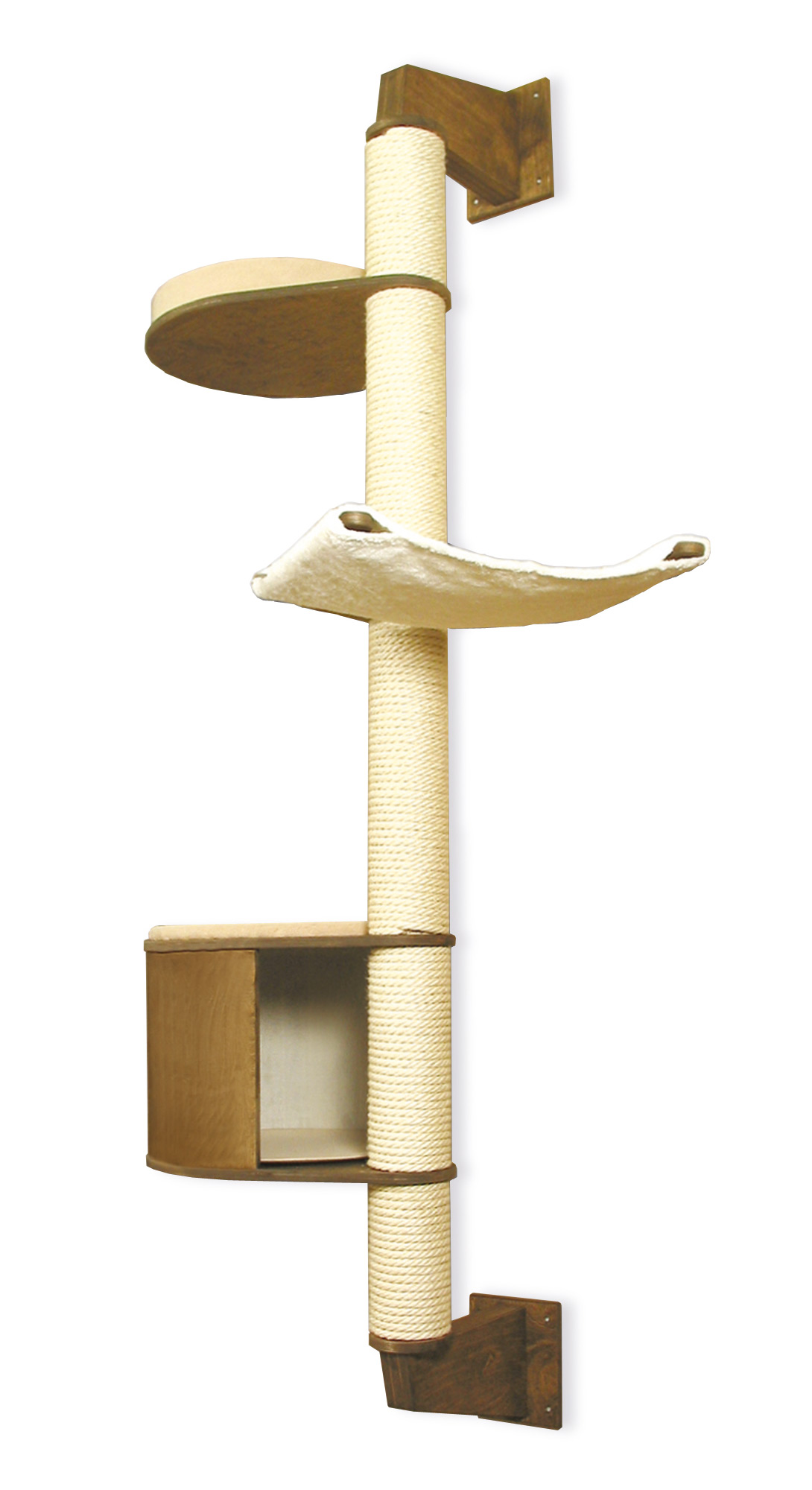 Wandkratzbaum aus echtem Holz - Innovative Kratzbaum-Generation von ...